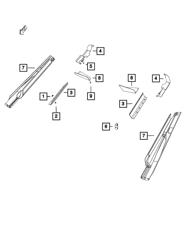 2003-2017 SRT Viper Exhaust Shield, Right Inner, Lower 5290160AD ...