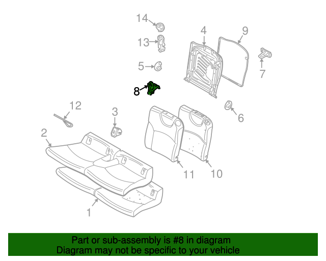 52-20-9-128-586 - Center Mount - 2009-2015 Mini Cooper | BMWPartsHub