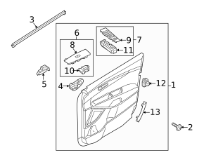 93571-C6BG0 - Window Switch 2019-2020 Kia Sorento | Kia.Parts Store