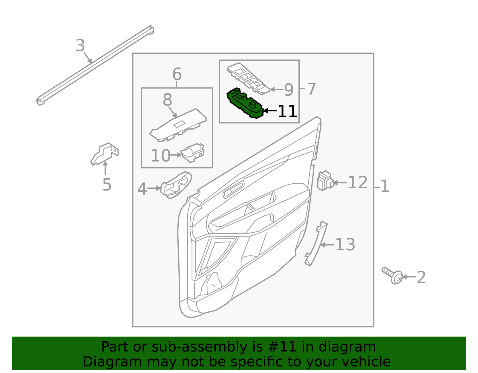 93571-C6BG0 - Window Switch 2019-2020 Kia Sorento | Kia.Parts Store