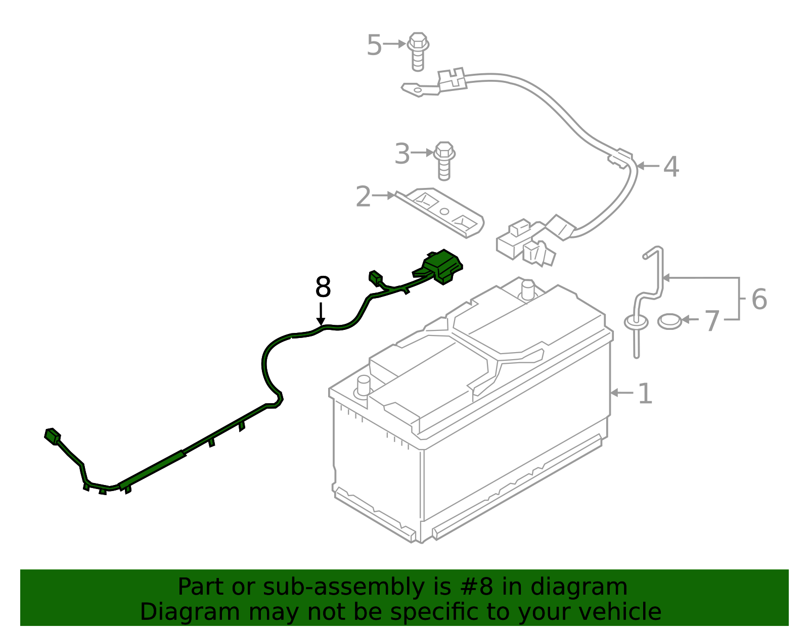 Hyundai - 91850-G9010 - Battery Cable - 2019-2025 Genesis G70 | OEM ...