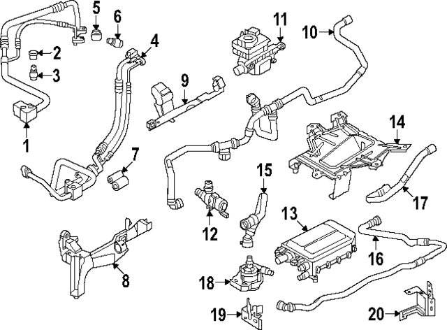 Genuine BMW 64-21-9-872-142 | Water Feed Tube | FREE Shipping on Most ...