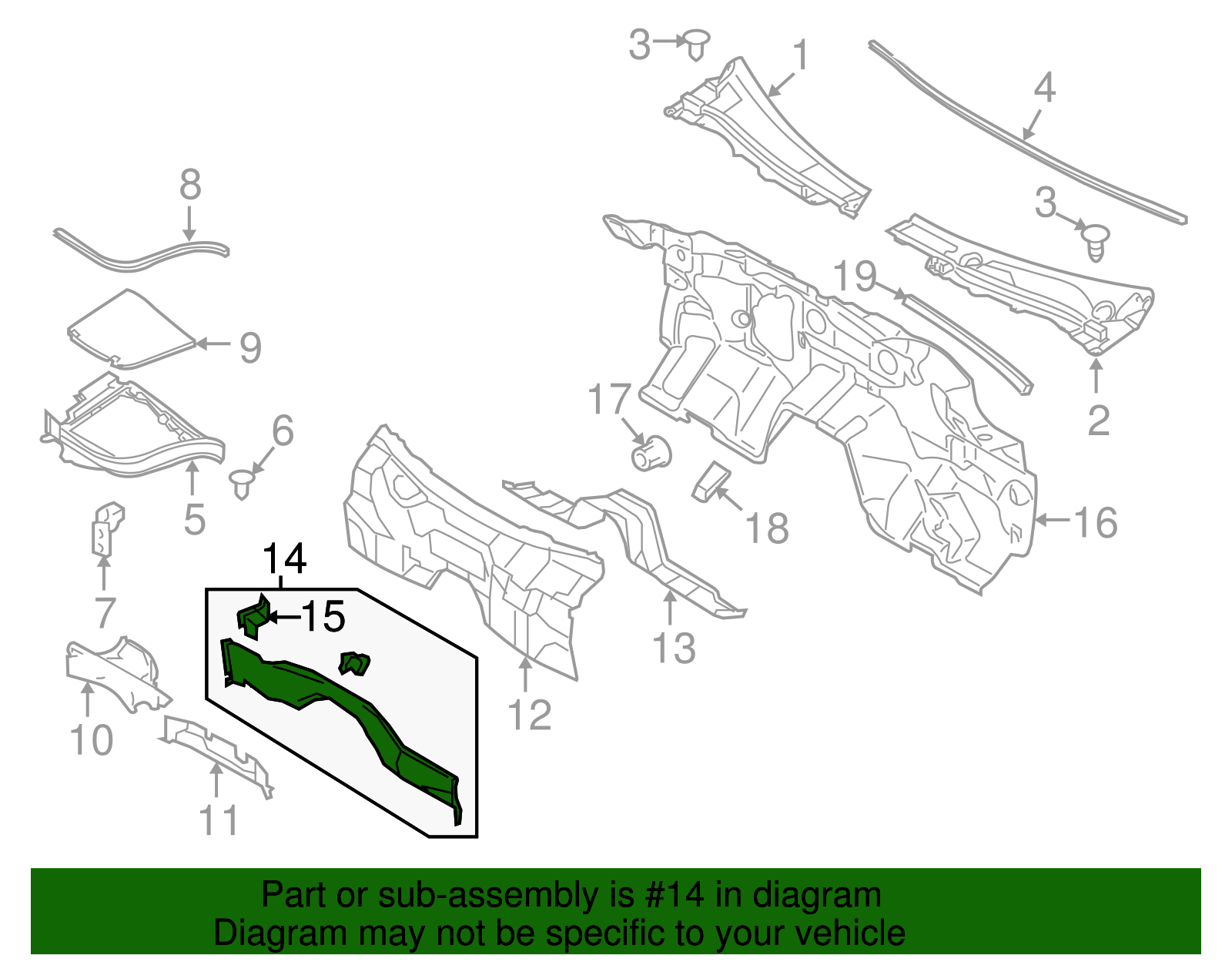 67400-JK600 - 2009-2020 Nissan 370Z - Dash Cross-Member | Anicra Nissan ...