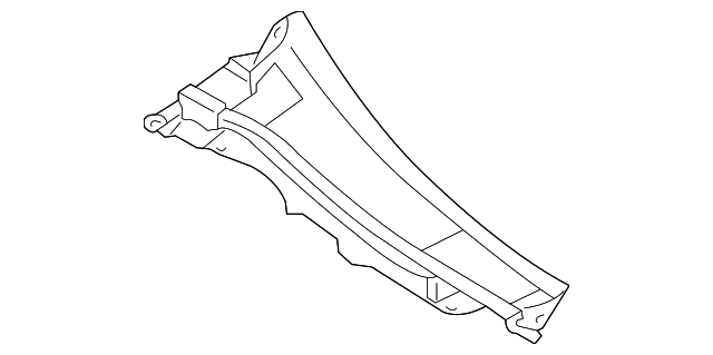 2009-2020 Nissan 370Z Cowl Grille 66862-1EA0A | Nissan Parts Plus