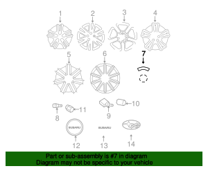 2007 Subaru Wheel, Steel 28111SA002 | Subaru Parts Store