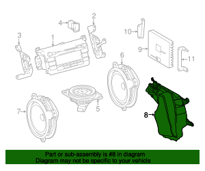 86150-0R030 - Speaker - 2013-2018 Toyota RAV4 | OEM Genuine Toyota Parts