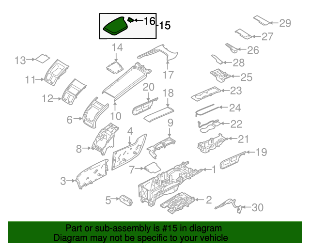 39847389 - Lid - 2018-2020 Volvo S90 | Volvo OEM Parts Direct