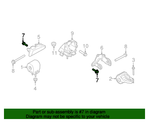 2010-2025 Ford Mount Bracket Mount Bolt W714735-S439 | Ford OEM Parts ...