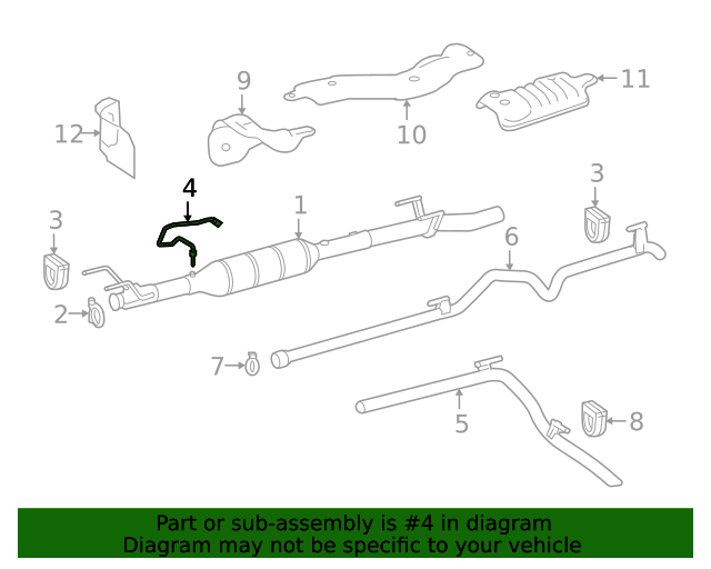 000-905-92-05 - Exhaust Gas Temperature (Egt) Sensor 2013-2022 Mercedes ...