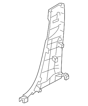 KD45-68-220-02 - Lower Center Pillar Trim - 2013-2016 Mazda CX-5 ...
