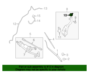 28913-ET000 | Nissan Cap-Windshield Washer Tank - Genuine OEM ...