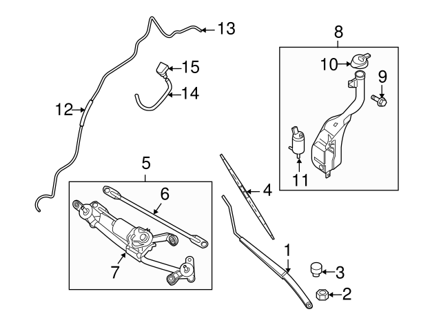 28913-ET000 | Nissan Cap-Windshield Washer Tank - Genuine OEM ...