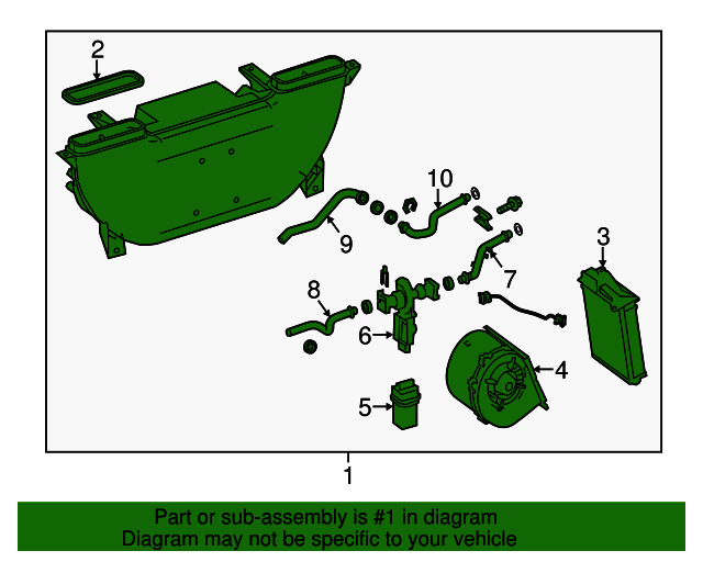 906-830-02-61 - Heater Assembly 2010-2018 Mercedes-Benz | Mercedes-Benz ...