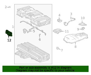 G3850-48010 - Drive Motor Battery Pack Control Module - 2021-2022 ...