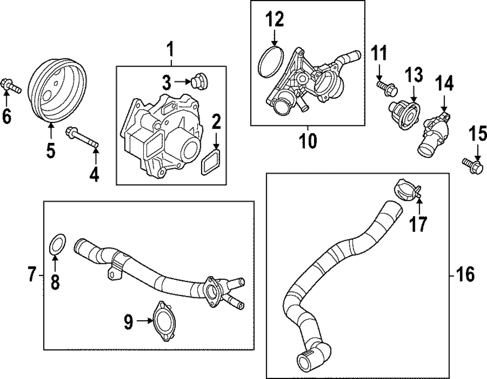 PX8E-15-171 - Engine Coolant Thermostat 2023-2024 Mazda CX-50 | Florida ...