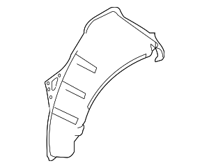 2009-2020 Nissan 370Z Outer Wheelhouse - Driver's Side (LH) G6711-1EAAA ...