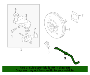 2022-2024 Nissan Rogue Vacuum Hose 47471-6RC0A | Temecula Nissan Parts