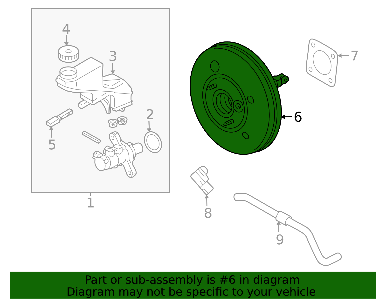 2021-2024 Nissan Rogue Brake Booster 47210-6RR0A | CMA's Colonial Nissan