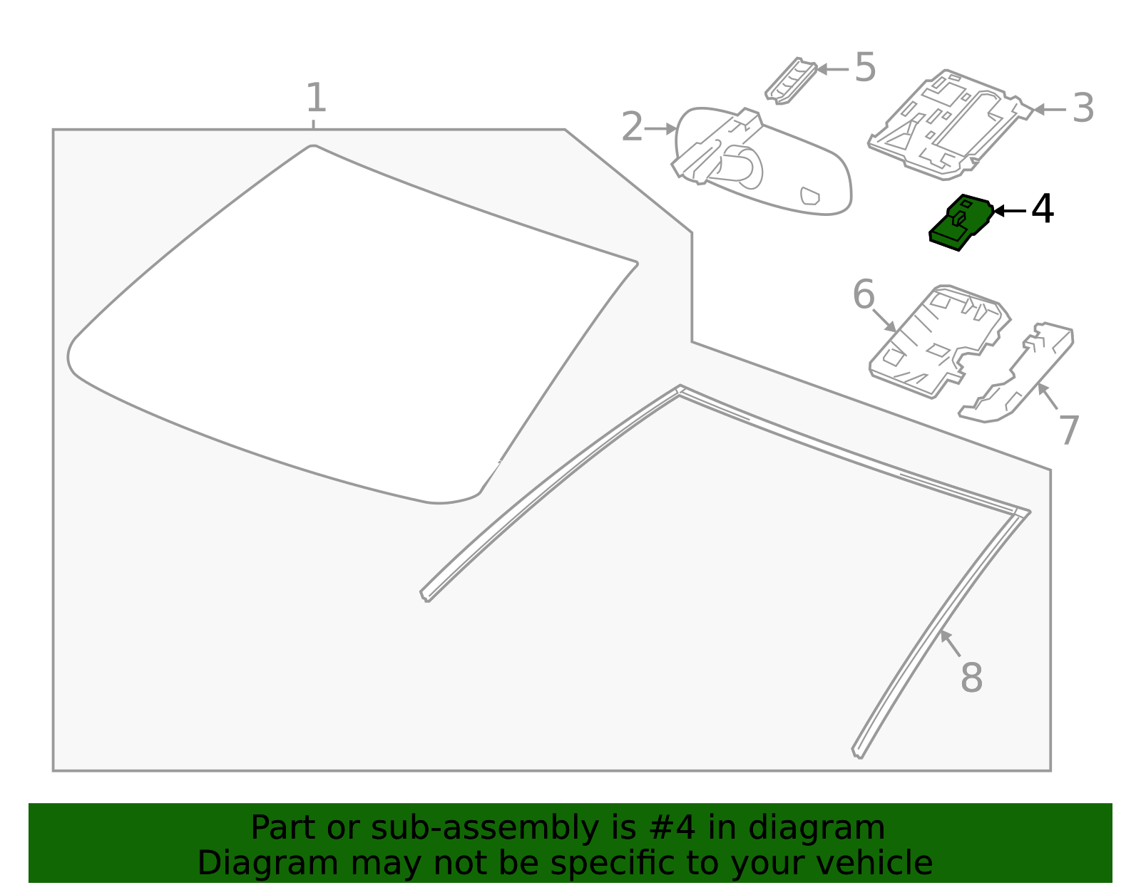 2016-2019 GM Front View Camera 84466392 | GM Parts Center