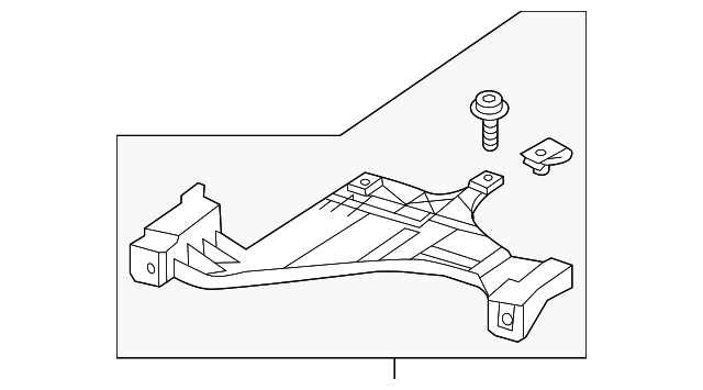 2013 Audi Headlight Bracket 8T0-941-454-B | Audi USA Parts