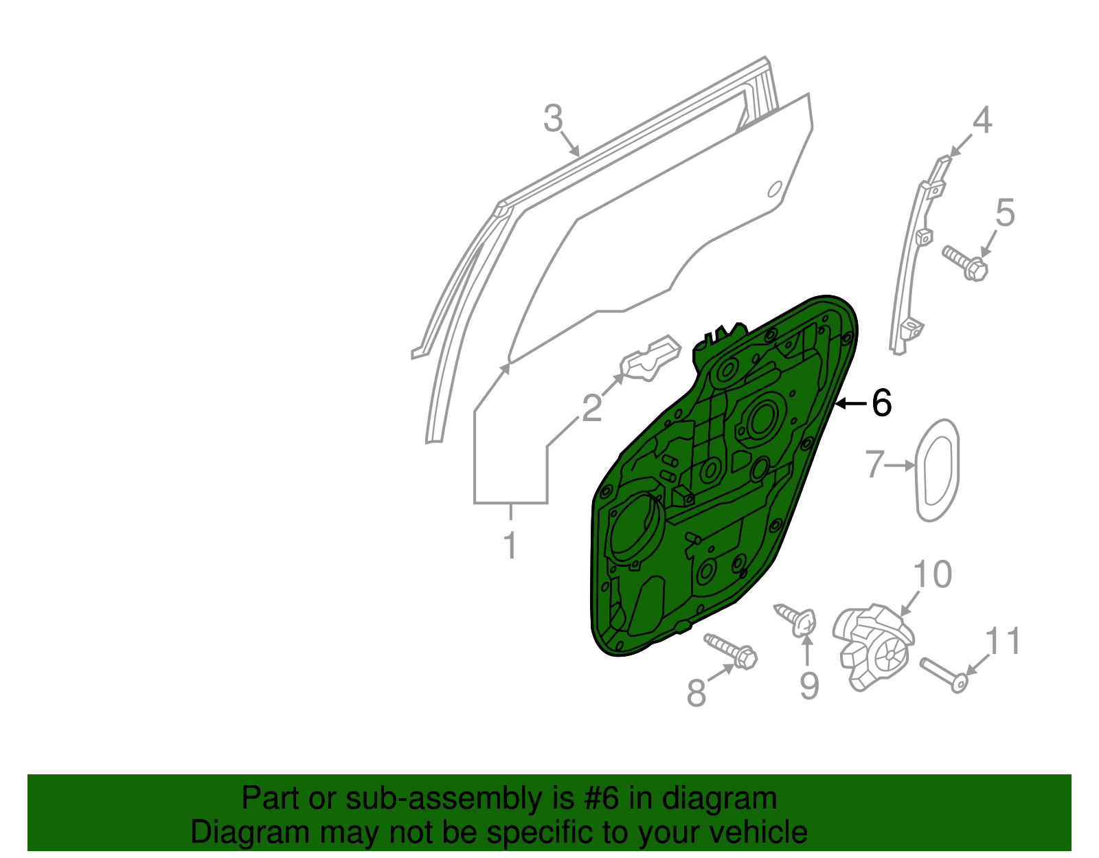 83471-C6000 - Regulator Module 2016-2020 Kia Sorento | Kia.Parts Store