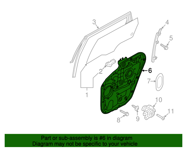 83471-C6000 - Regulator Module 2016-2020 Kia Sorento | Kia.Parts Store