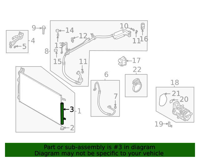 2010-2024 Hyundai Drier Dessicant Bag 97853-2F100 | OEM Parts Online