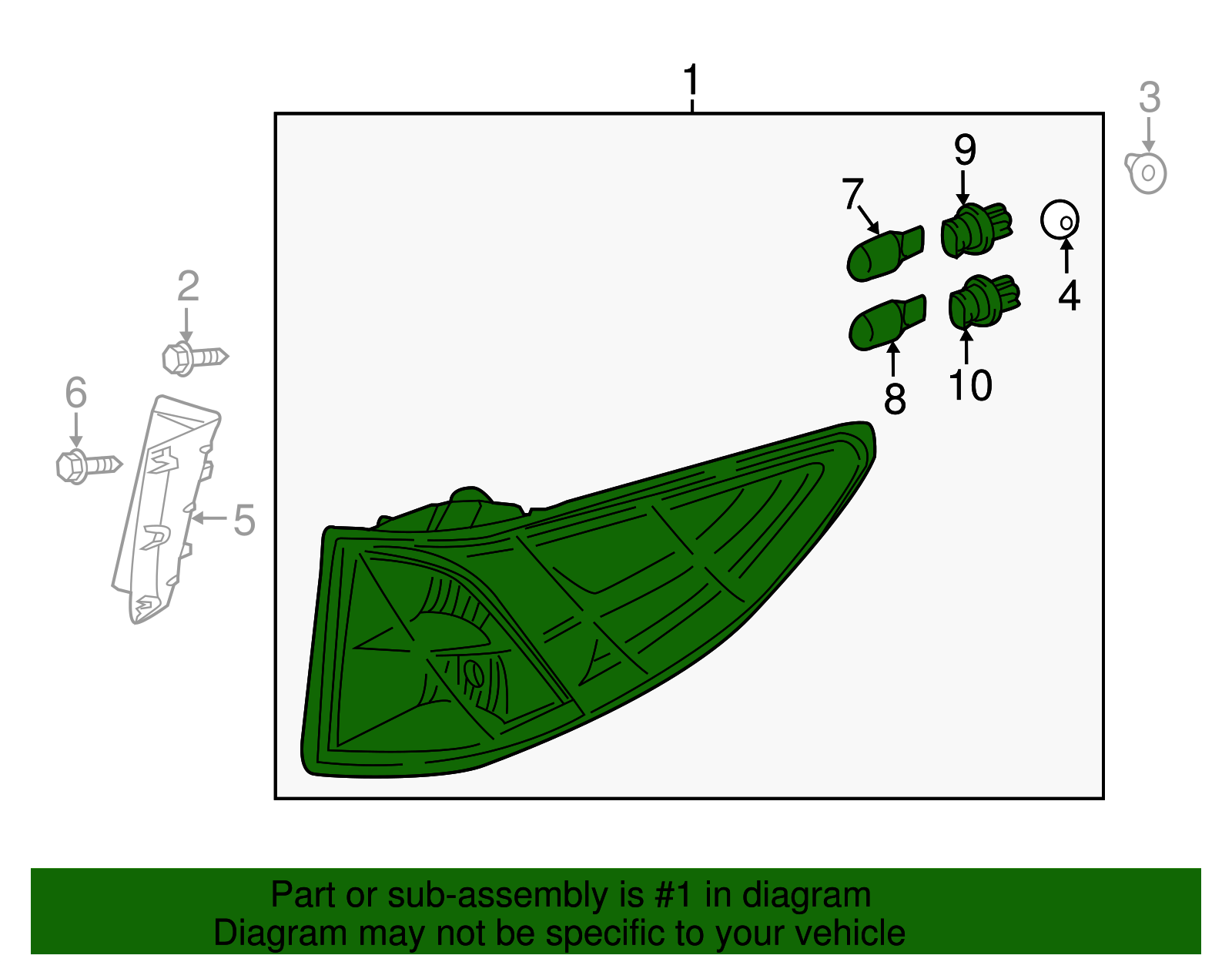 33500-THR-A01 - 2018-2024 Honda Odyssey - Taillight Assembly R | Honda ...