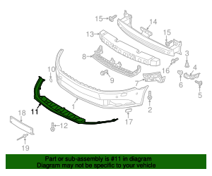 2013-2017 Volkswagen CC Spoiler 3C8-805-903-B-9B9 | OEM Parts Online
