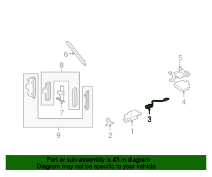 2010-2017 GM Liftgate Release Switch 22862011 GM | GMPartsDirect.com