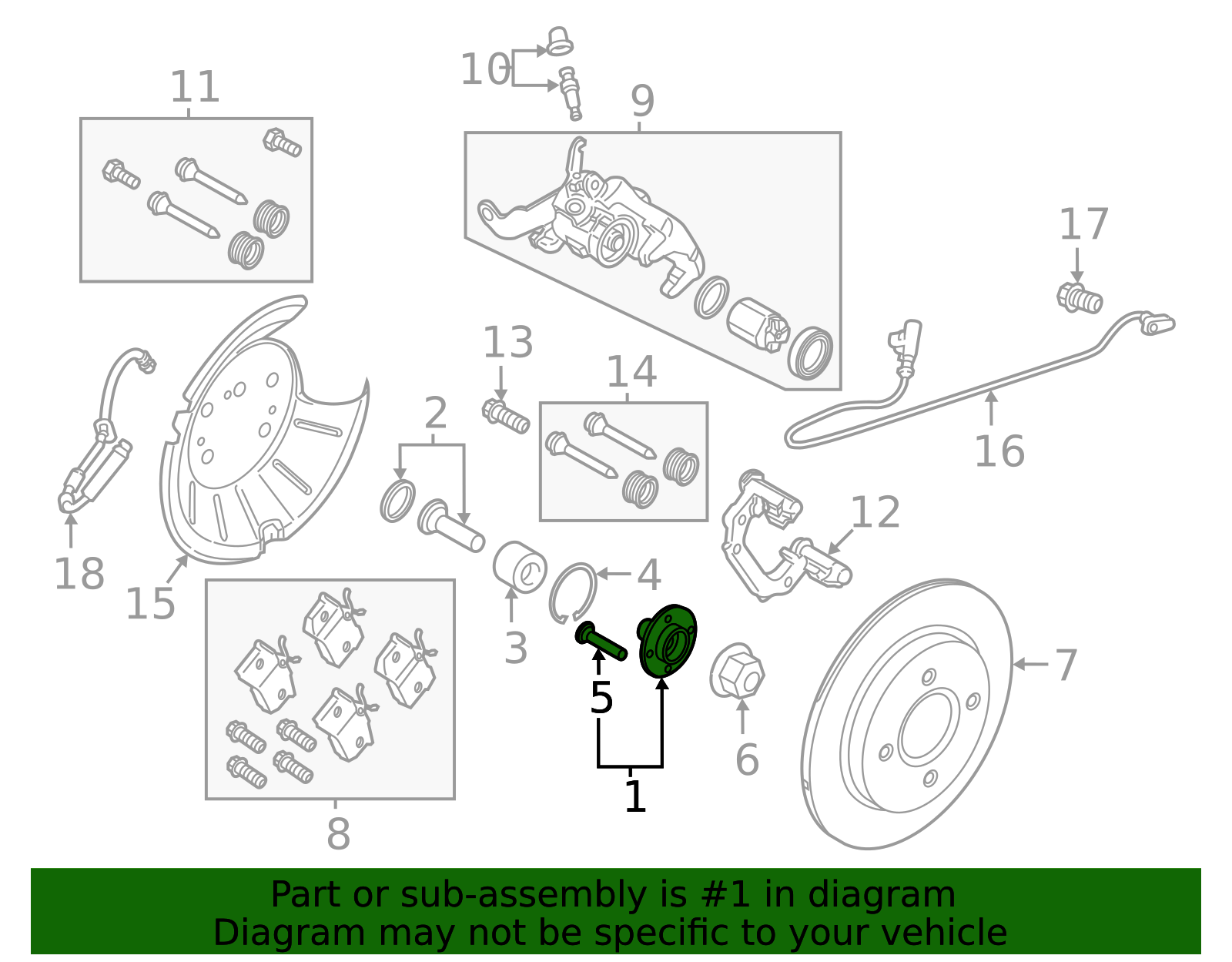 HUB-489 - Motorcraft™ Hub Ford 2014-2019 Ford Fiesta | Parts for Sale ...