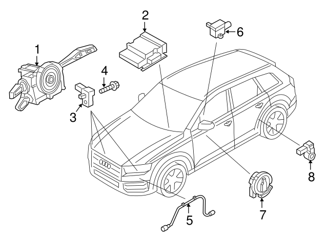 2021-2024 Audi Control Module 4M0-959-655-AJ | European OEM Parts Direct