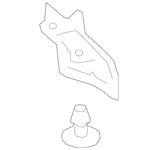 53352-10010 - Closing Plate - 2018-2021 Toyota C-HR | OEM Genuine ...