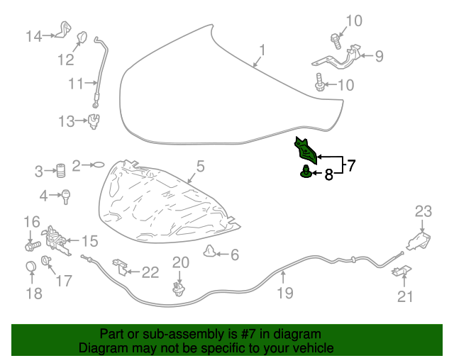 53352-10010 - Closing Plate - 2018-2021 Toyota C-HR | OEM Genuine ...