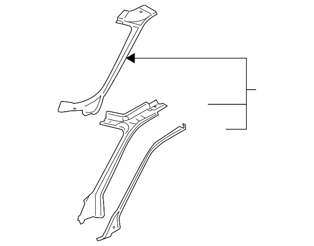 2005-2008 GM Reinforcement 88980796 | GMPartsDirect.com