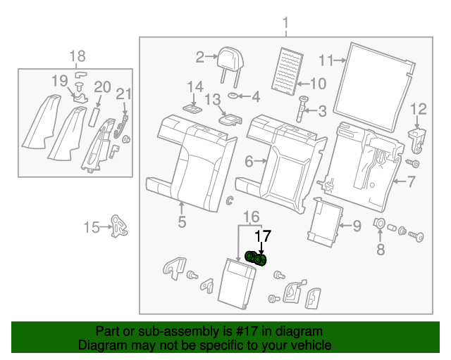 2013-2020 GM Cup Holder 22902594 | GMPartsDirect.com