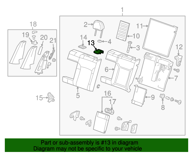 2011-2020 GM Latch Cover 84049052 | GMPartsDirect.com