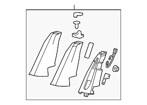 2017-2020 Chevrolet Impala Light Wheat Rear Driver Side Seat Back ...