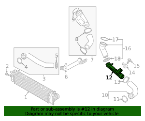 2019-2022 Volvo XC40 Air Pipe 32224399 | TascaParts.com