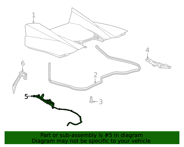 2020-2023 Chevrolet Corvette Pivot Bracket 85153567 | GMPartsDirect.com