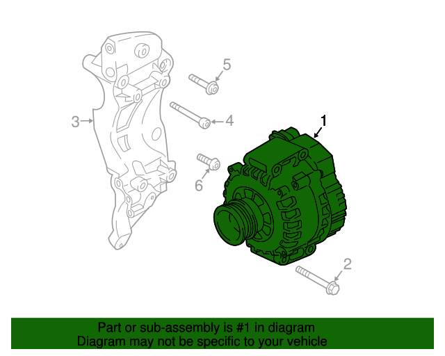 07K-903-023-JX - Alternator 2017-2022 Audi | AutoNationParts.com
