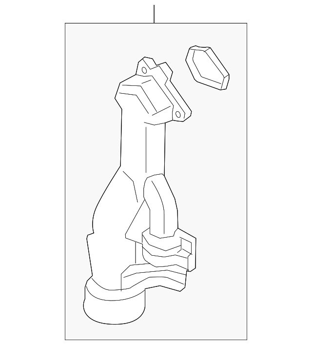 Genuine Porsche 9A1-106-034-31 |Engine Coolant Outlet Flange | FREE ...
