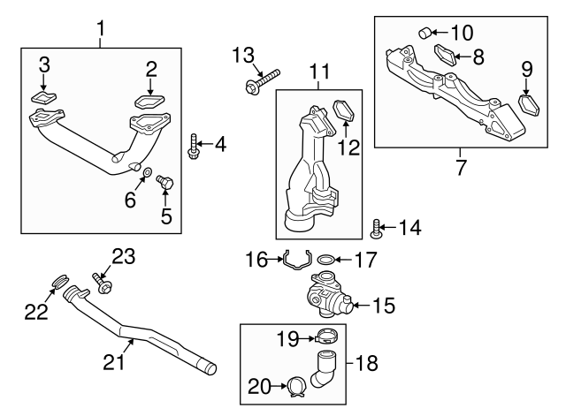 2013-2016 Porsche Engine Coolant Outlet Flange 9A1-106-034-31 | Sunset ...
