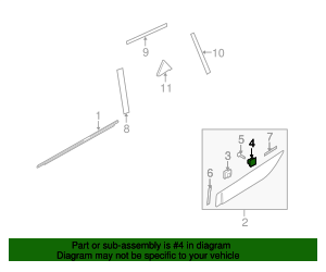 87715-2S000 - Cladding Retainer Nut - 2010-2015 Hyundai Tucson | World ...