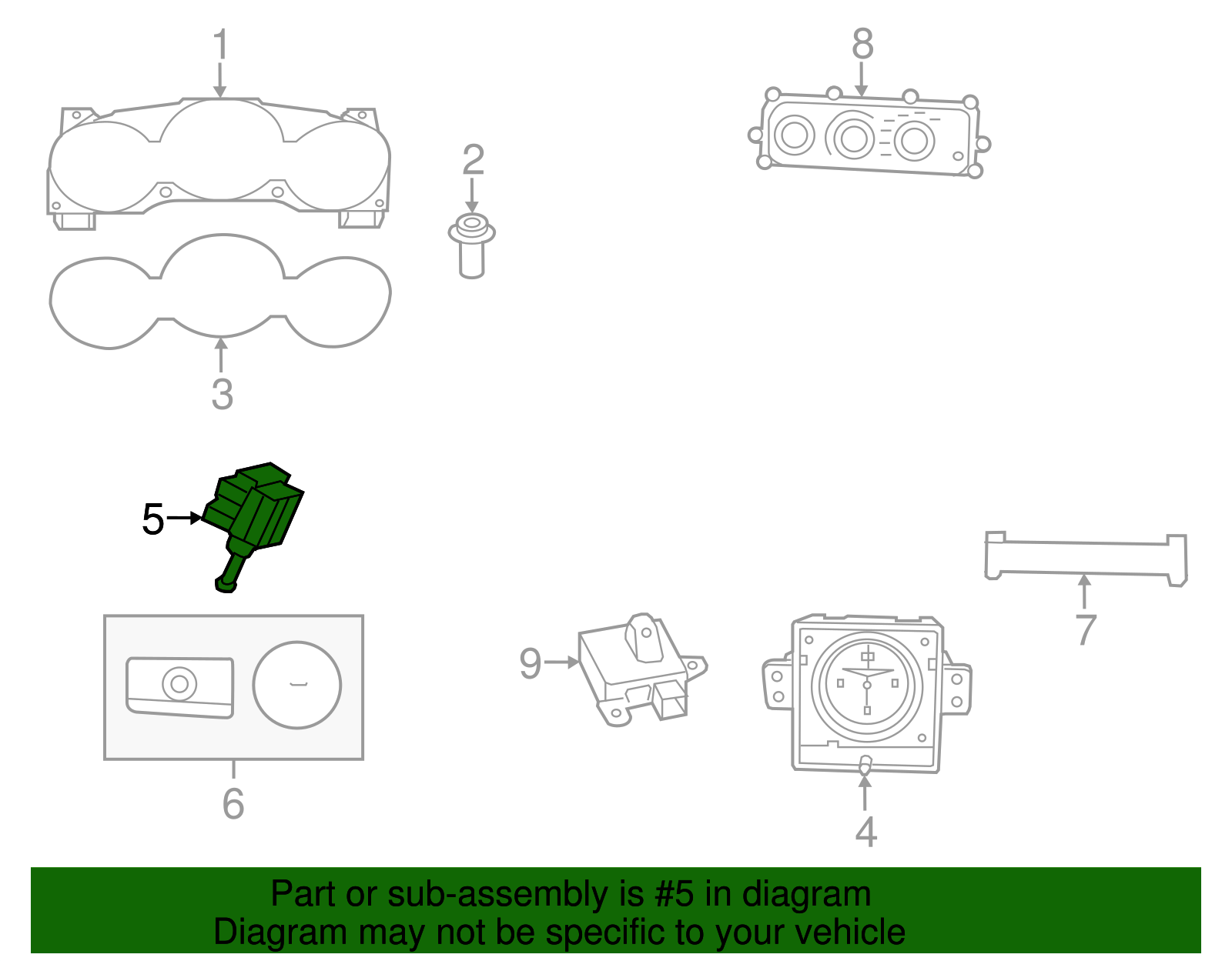 2005-2017 Mopar Switch 56054001AD | Mopar Parts Canada