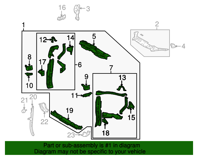 Toyota Radiator Support Part# 532010e902 | Toyota Of Colorado Springs Parts