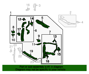 Toyota Radiator Support Part# 532010e902 | Toyota Of Colorado Springs Parts