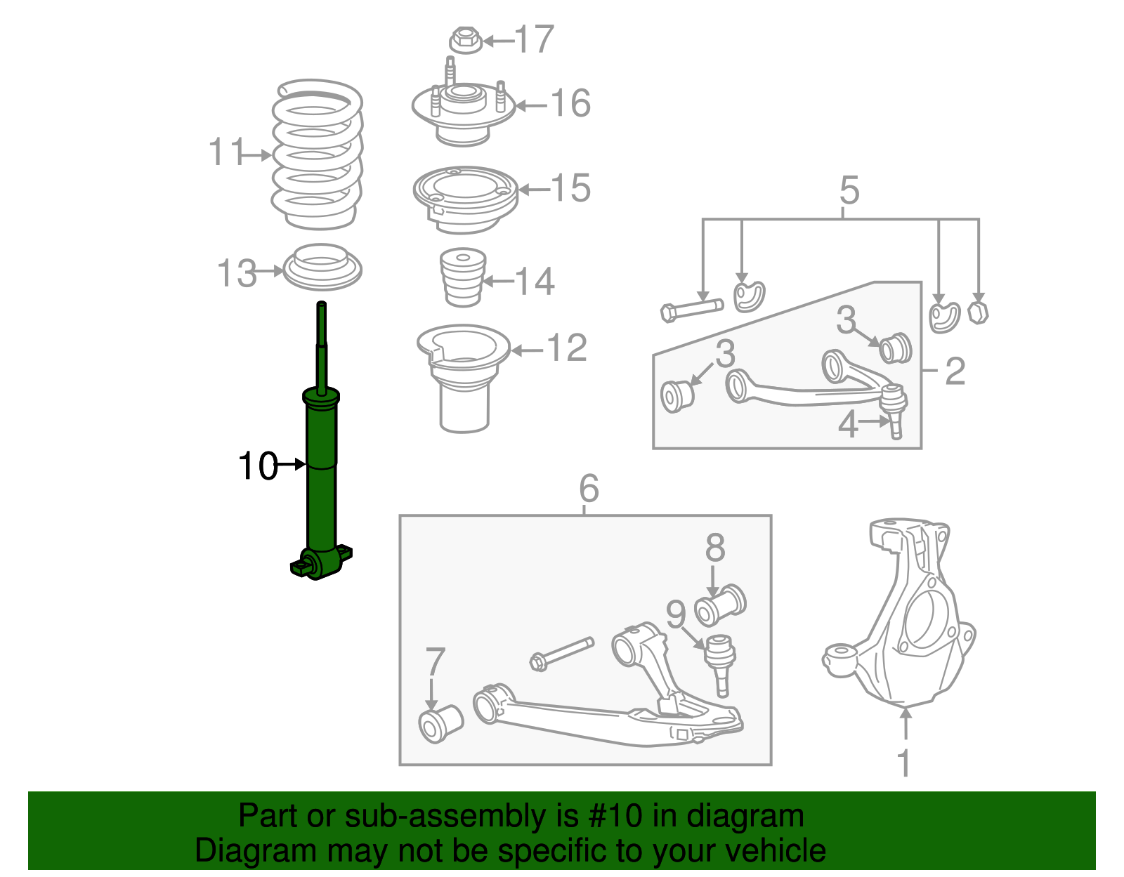 Buy Genuine GM Auto Parts - Absorber (Part # 19420489) | GM Parts Store