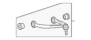 2007-2018 GM Front Driver Side Upper Control Arm 25812725 GM ...
