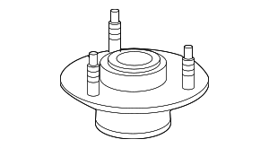 2007-2014 GM Front Shock Absorber Upper Mount 25869477 GM ...